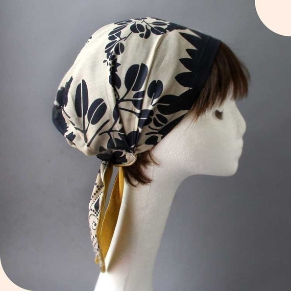 Head cover scarf-Italian Yukata