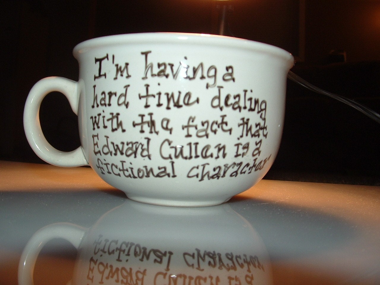 Edward Cullen lovers oversized coffee mug