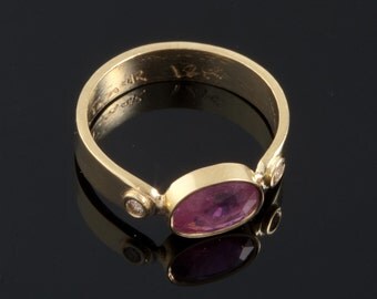 Small ruby ring | Etsy