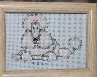 Poodle cross stitch | Etsy