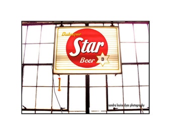 Star Beer, Dubuque, Iowa - Vintage Beer Sign, Dubuque, Iowa - fine art ...