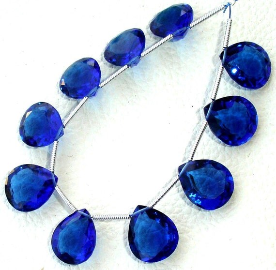 5 Matched pairs KASHMIR SAPPHIRE Quartz New Cut by Raregemstone