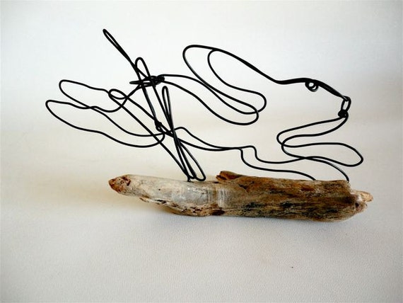 Bunny Wire Sculpture