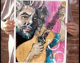 Johnny Cash Sun Record Art Print 12x18 High Quality by BoxingBear