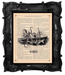 Upcycled Dictionary Page Upcycled Book Art Upcycled Art Print Upcycled ...