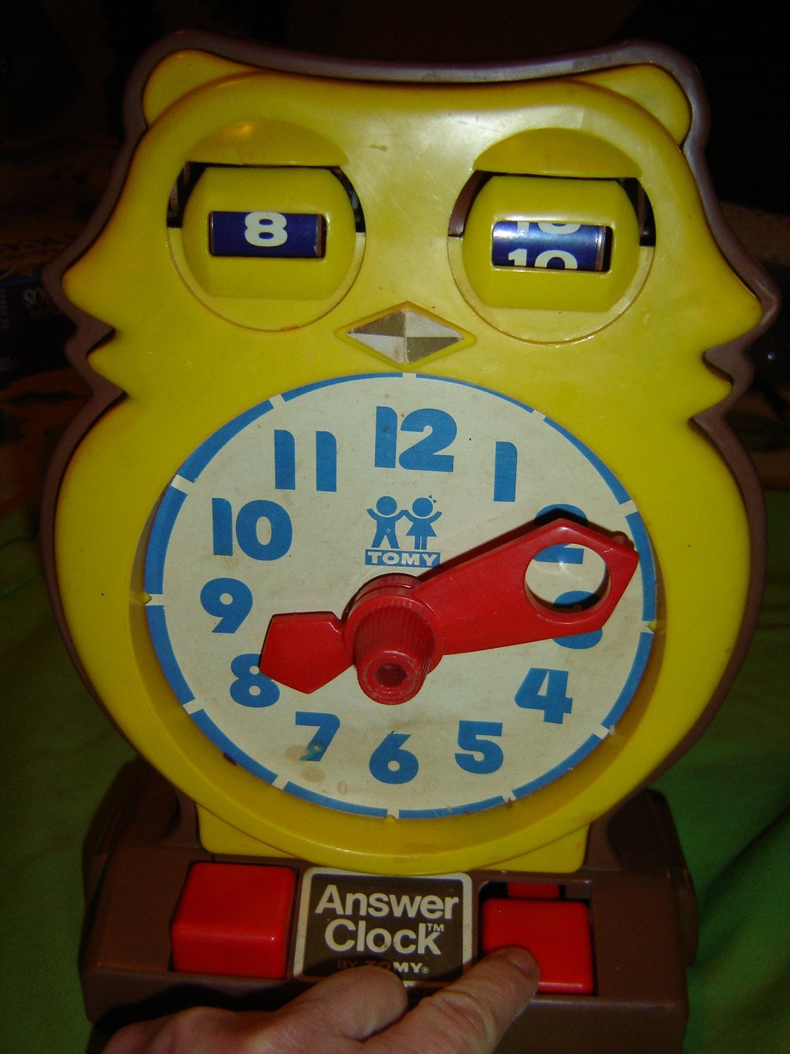 Vintage Owl Toy Clock by SmokyMountainVintage on Etsy