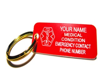 Medical id tag | Etsy