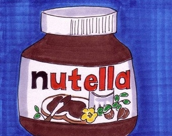 Nutella print | Etsy