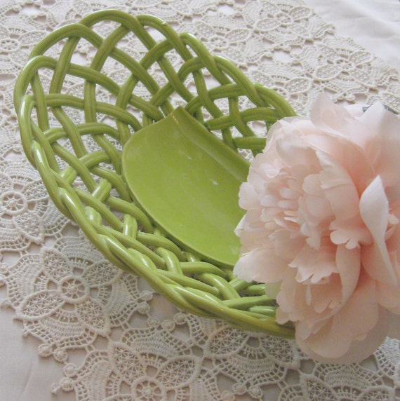 Primo-Gi Bassano Italian Pottery Woven Fruit Basket