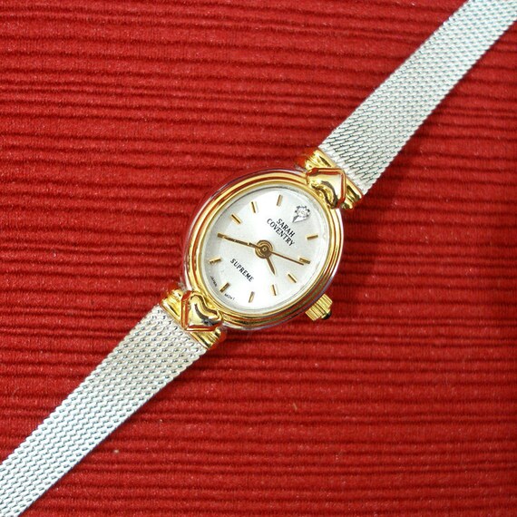 Vintage Sarah Coventry Watch Dainty Silver and by LookAgainVintage
