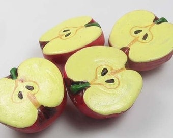 Apple bead | Etsy