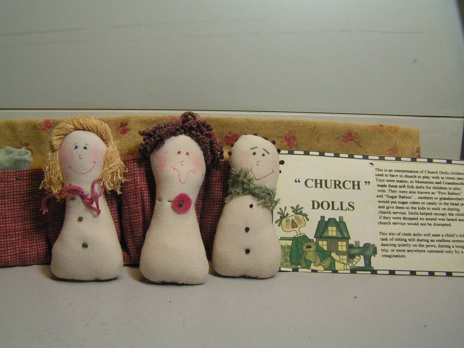CHURCH DOLLS Handcrafted Soft Folk Dolls for quiet play