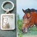 Dog Pendant Necklace .. Custom Pet Portrait Brass / 14kt gold