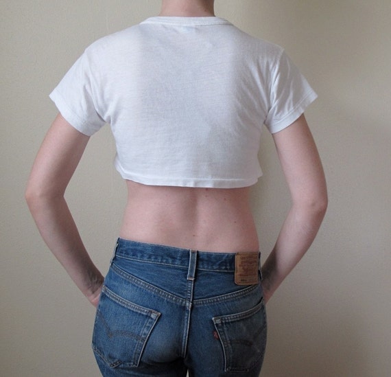 Vintage '80s Florida Cropped Belly Shirt