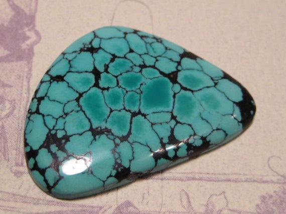 Spider Web Turquoise cab ... 40 x 29 x 4.8