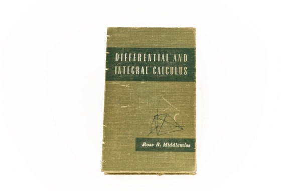 1946 CALCULUS Vintage Book Journal Notebook