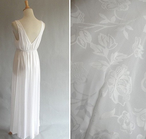 Vintage Tosca Bridal White Peignoir Set