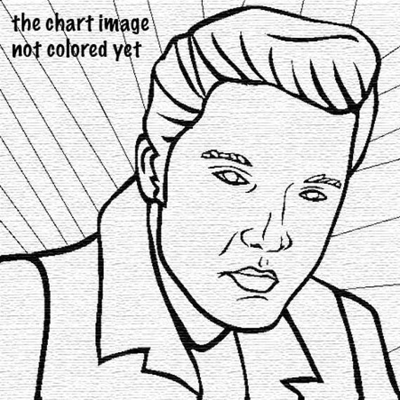 Elvis Stitch Pages Coloring Pages