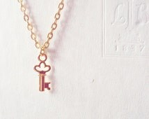 Popular items for gold key jewelry on Etsy