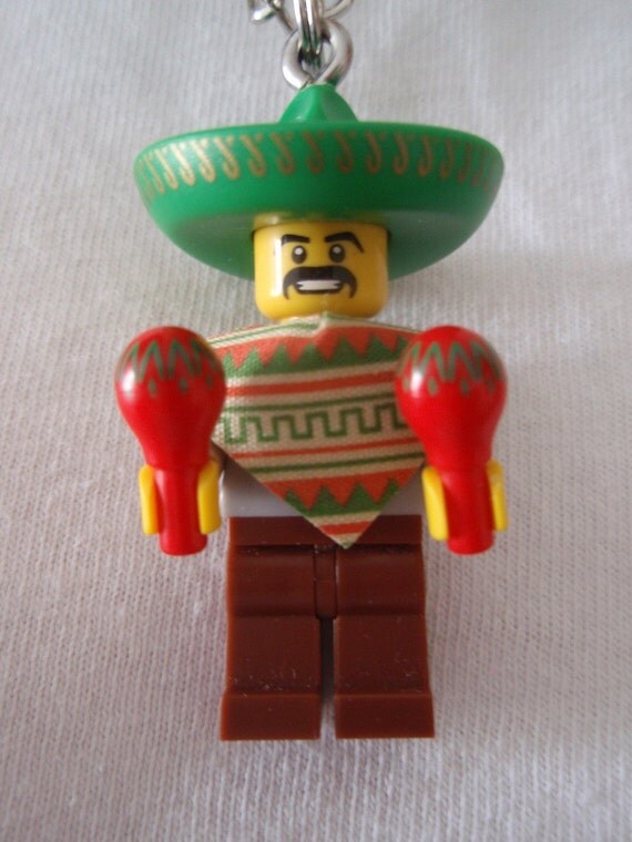 Reserved Listing for kbarmby Custom LEGO Mexican by BrickYourNeck