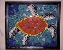 Popular items for sea turtle mosaic on Etsy