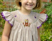 Items similar to Smocked Lsu OR Auburn Bishop on Etsy
