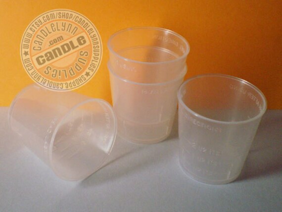 Items similar to 50 Natural HDPE 1 oz Measuring Cups on Etsy