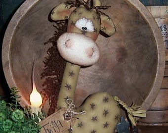 Items similar to Patti's Ratties Primitive Raggedy Kitty Black Cat Doll ...