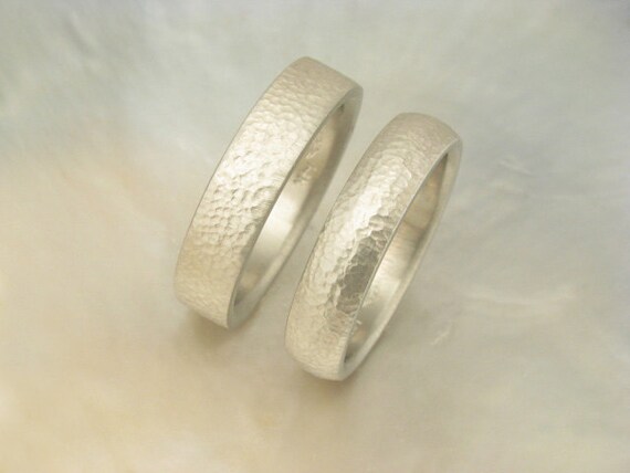 5mm textured matte wedding band handmade comfort by RavensRefuge
