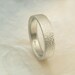 5mm textured matte wedding band handmade comfort by RavensRefuge
