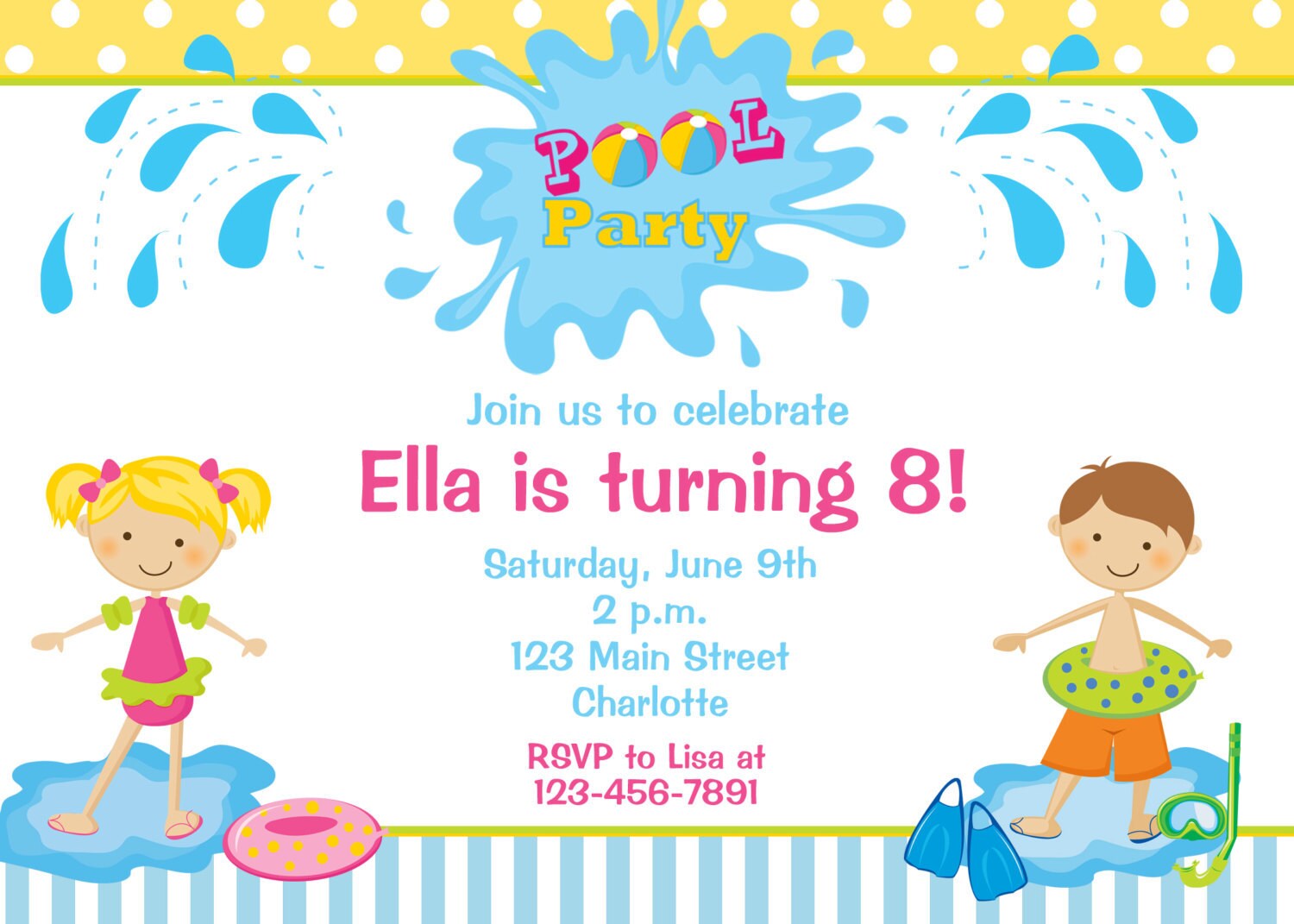 Sinlucrodelanimo Free Birthday Invitations For Kids Sinlucrodelanimo Free Birthday Invitations For Kids