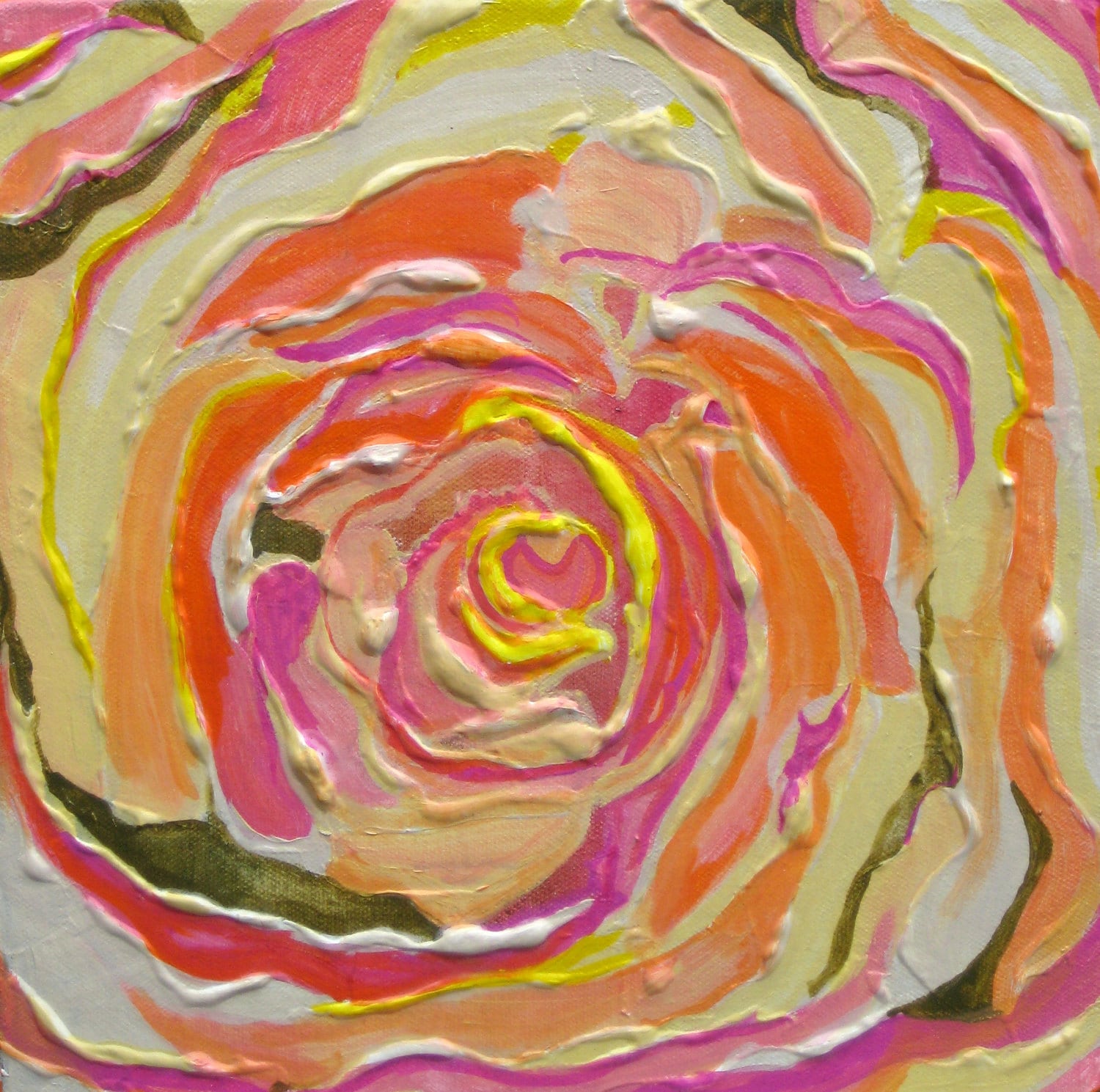 Rose Tea Abstract Drawings