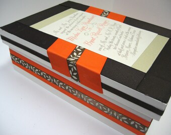 Wedding Invitation Memory Keepsake Box-Custom Made 1 by RibbonMade