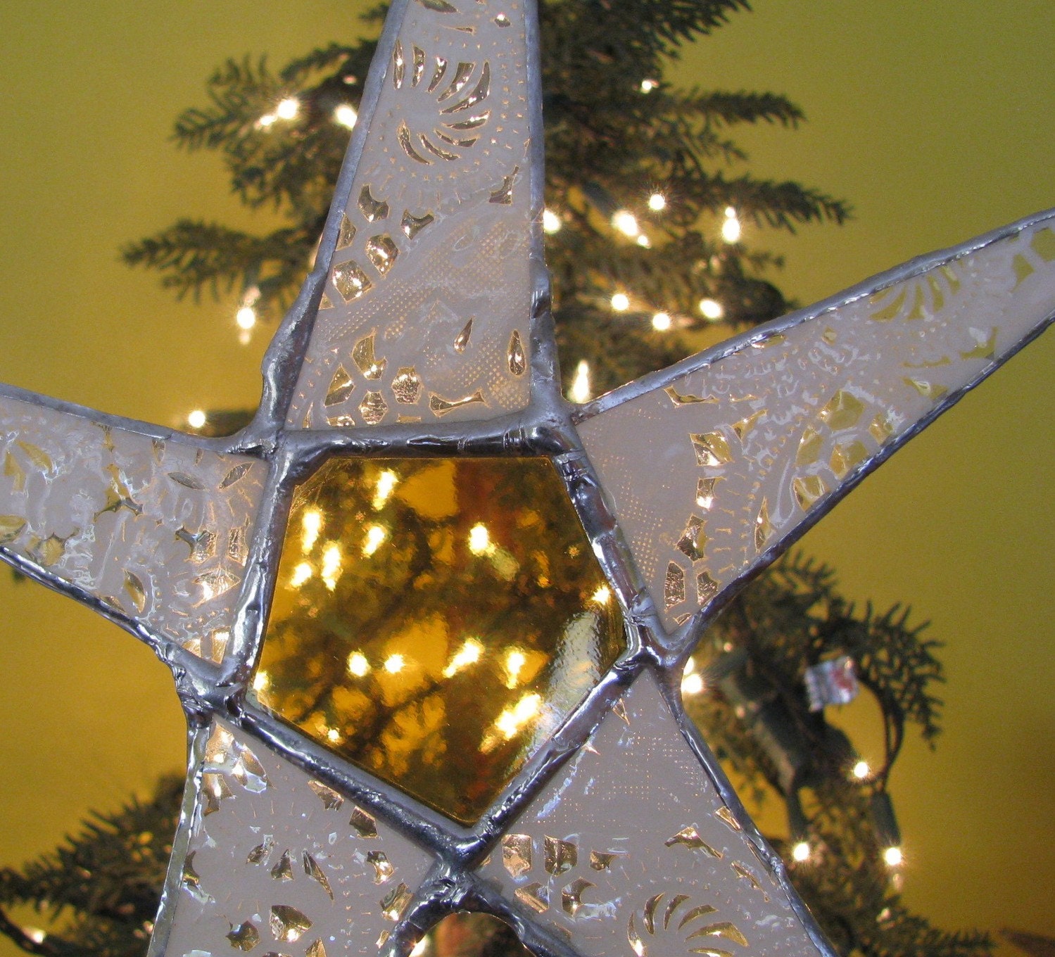 Snowflake Star Tree Topper