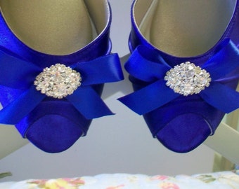 Sapphire blue ribbon | Etsy