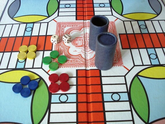 Vintage 1964 Parcheesi Game Complete With All Game Pieces