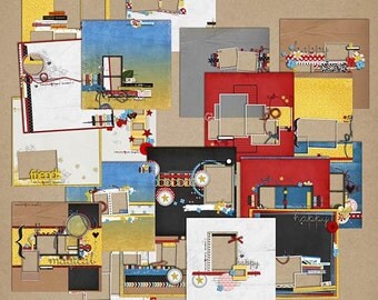 Scrapbook quick page | Etsy