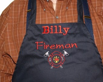 Popular items for firefighter apron on Etsy
