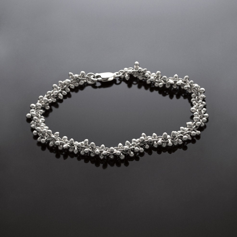 Sterling Silver Star Clusters Bracelet