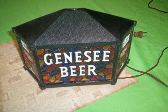 GENESEE BEER Lighted Advertising Sign Electric Vintage