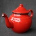 The cute little red teapot by MademoiselleChipotte on Etsy