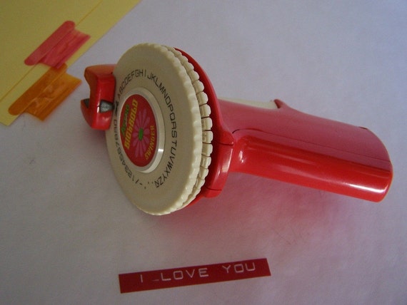 Vintage 70's Astro Big'nBold Swinger Label Maker by TheVintageBug