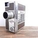 Vintage Revere 40 Movie Camera Silver & Brown 8mm Movie