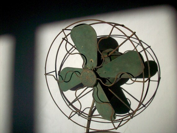 Vintage General Electric Fan Metal Wall Oscillating by urgestudio