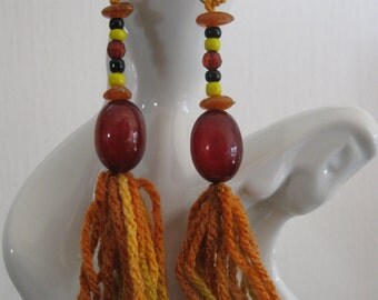 Popular items for wool earrings on Etsy