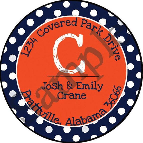 Items similar to Printable, personalized Auburn University inspired 2 ...