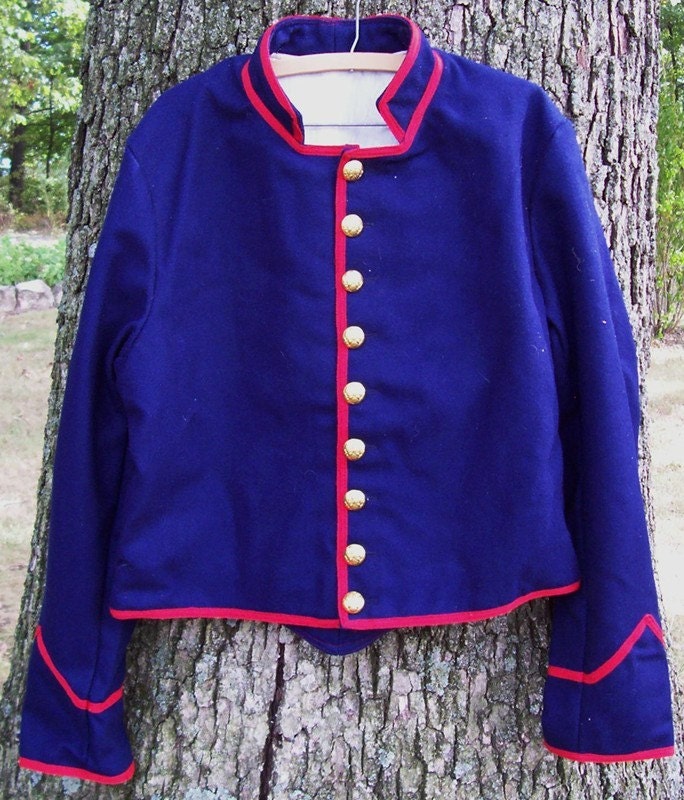 Civil War Union Artillery Wool Shell Jacket Size 40/42