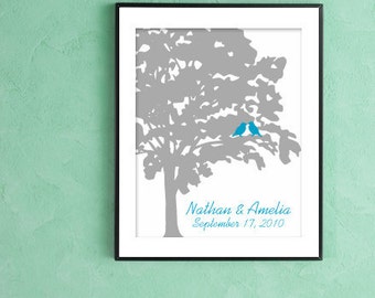 Popular items for wedding tree print on Etsy