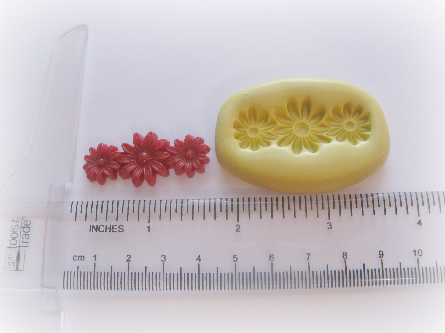 Daisy Cluster Flower Mold Mould Clay Resin by WhysperFairy on Etsy