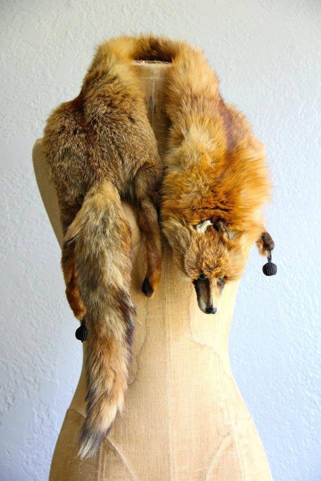 Vintage Fox Fur Stole For Sale at Robert Keck blog